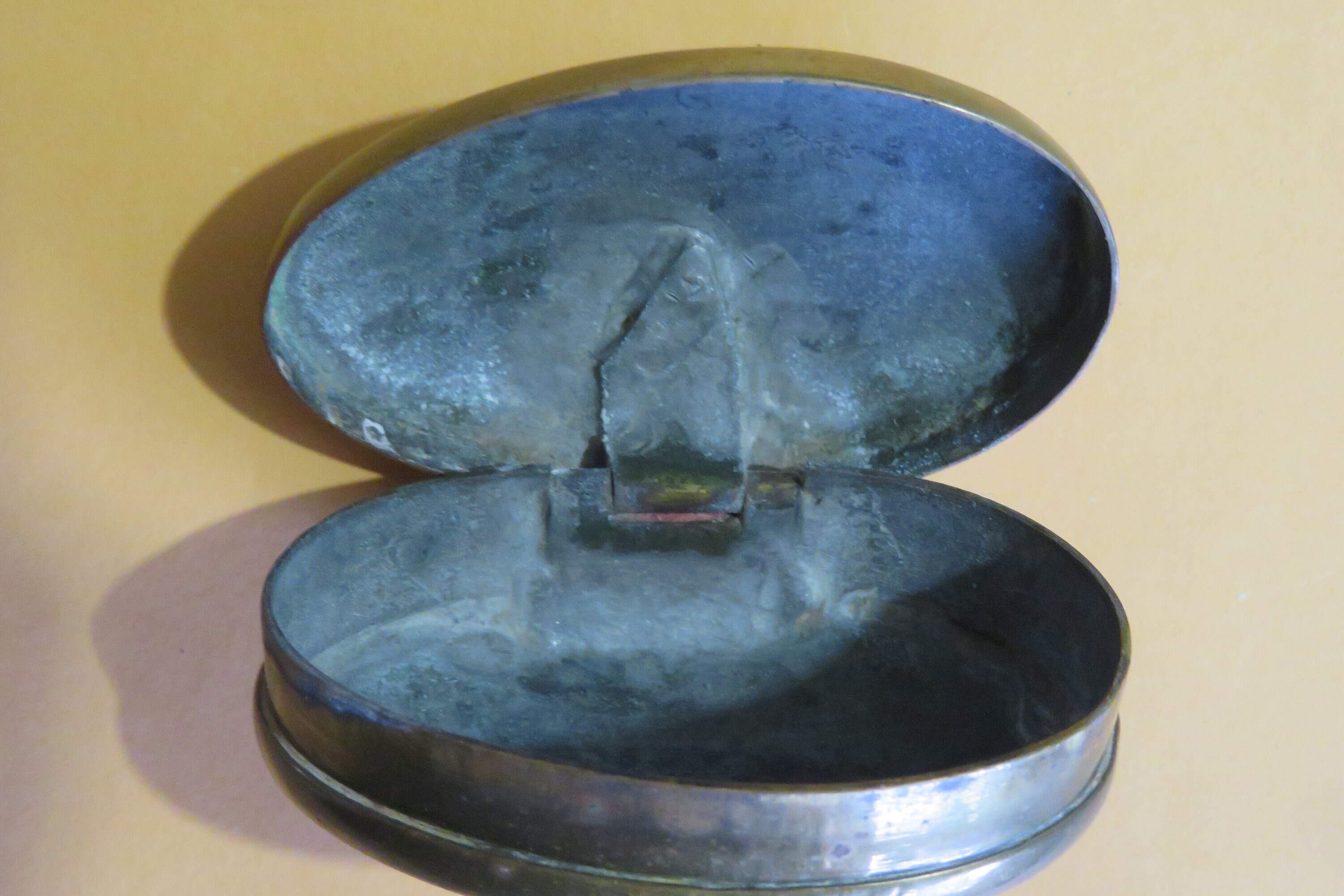 Antique 1910 Brass Snuff Box Dated and Named (N369) - Etsy