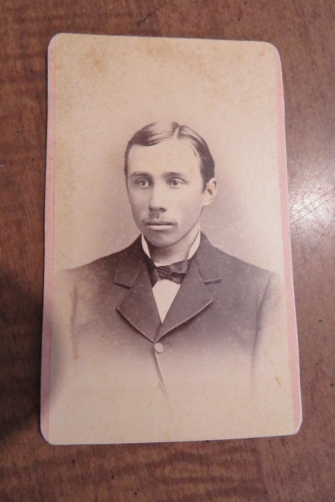 Antique CDV Photo Young Man Gentleman Photographer A. H. Hall ...