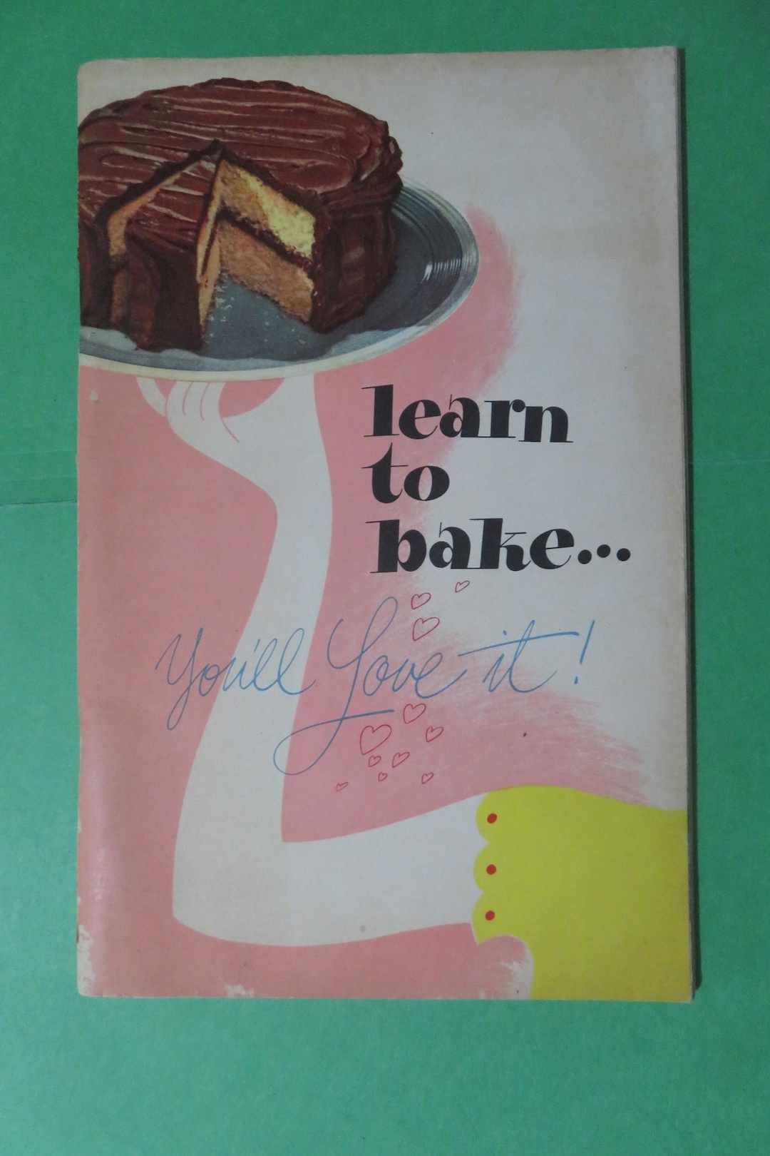 Learn to Bake You'll Love It! Cookbook Vintage Kitchen Recipes - Etsy