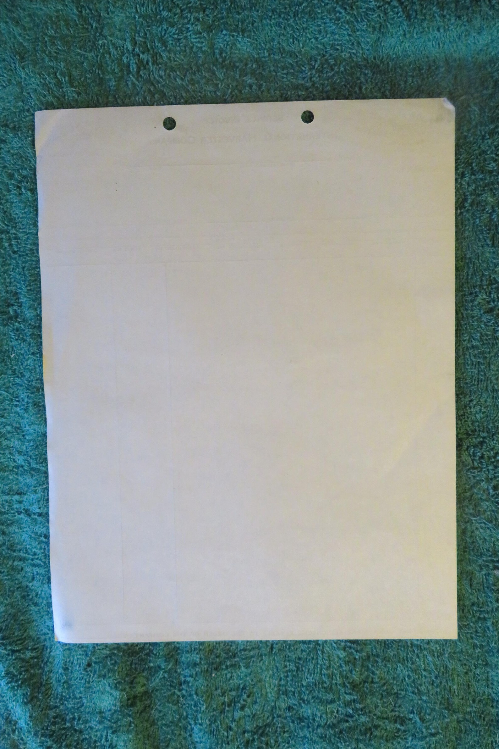 1940s International Harvester Company Service Invoice Letterhead ...