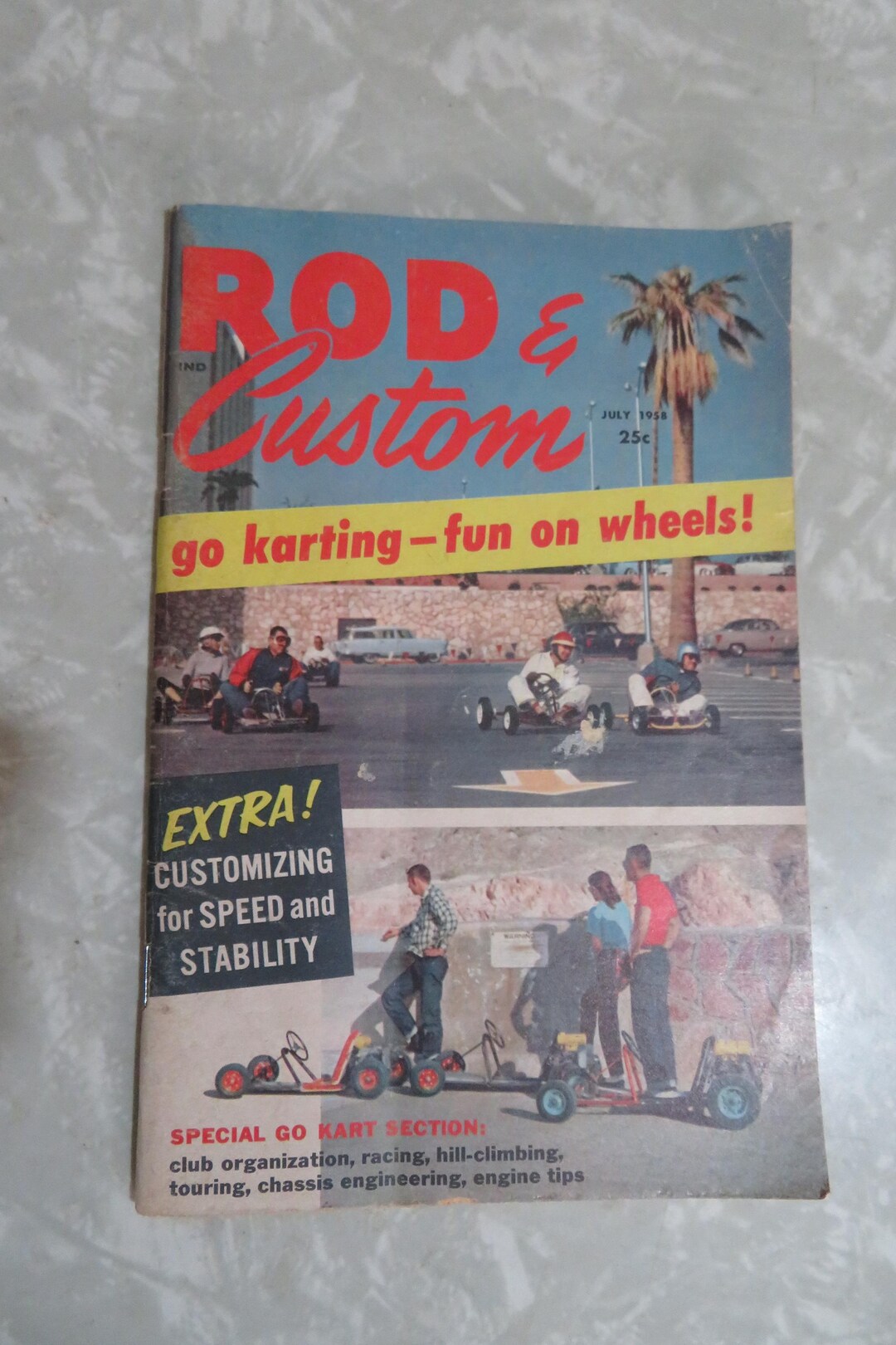 Rod & Custom (july 1958) Hot Rod Car Magazine - Etsy