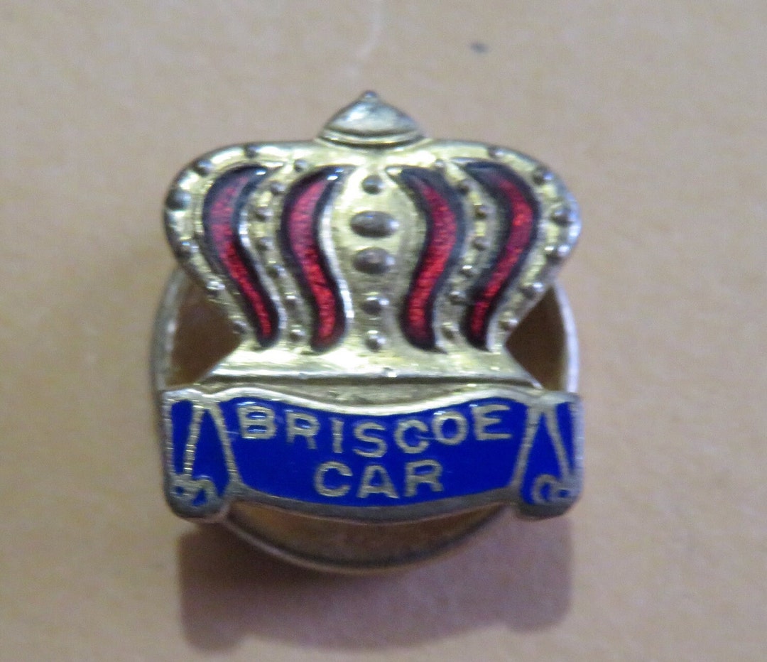 Antique Briscoe Car Co Crown Logo Advertising Lapel Pin - Etsy