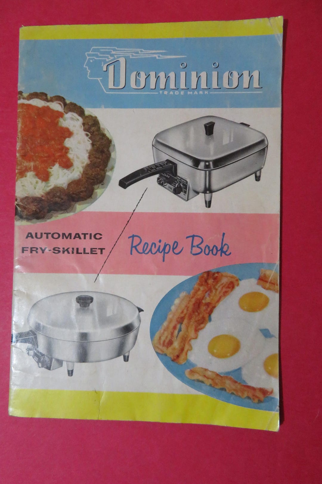 Dominion Automatic Fry Skillet Cookware 1955 Recipe Book Cookbook ...