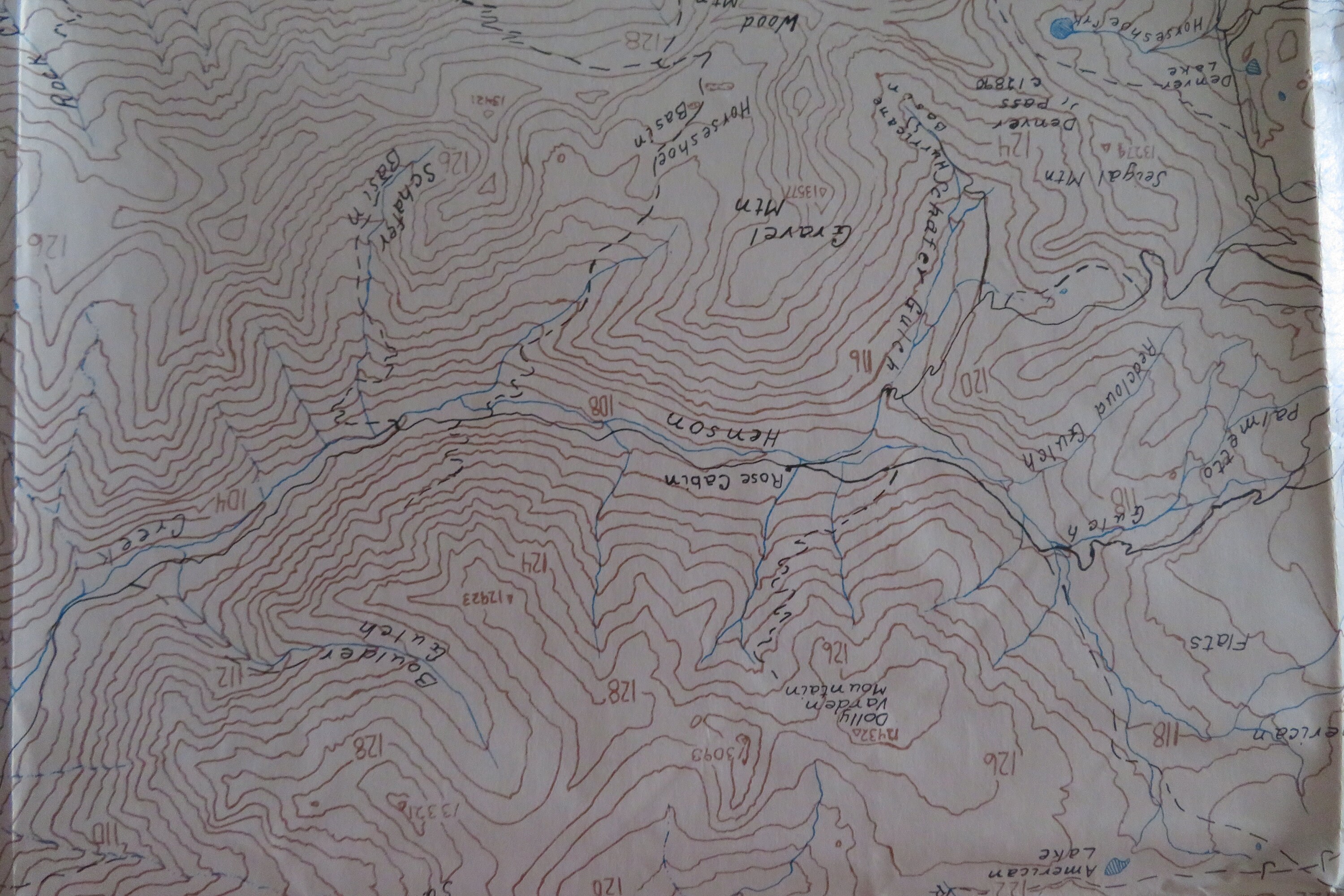 Colorado Topographic Map Ouray to Lake City Atlas 1978 USGS ...