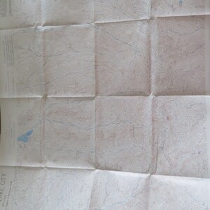 Colorado Topographic Map Ouray to Lake City Atlas 1978 USGS ...