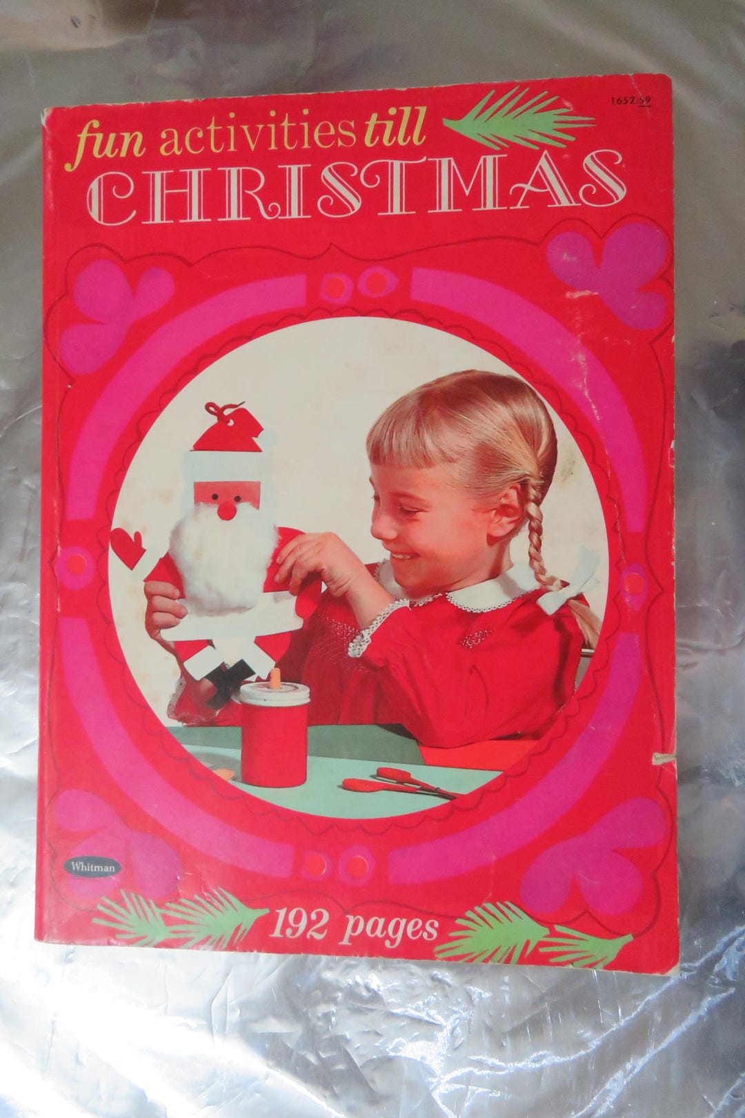 Vintage 1968 Whitman Fun Activities Till Christmas 192 Page Activity ...