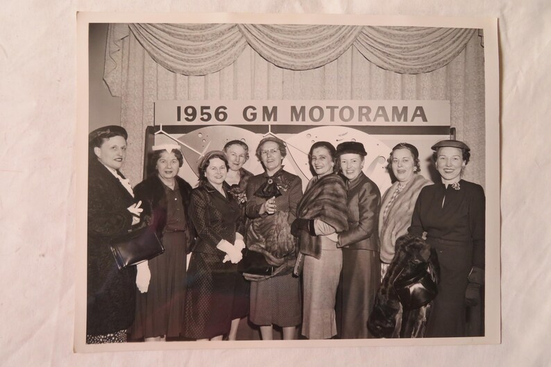 1956 GM General Motors Motorama Auto Show Group Photo - Etsy