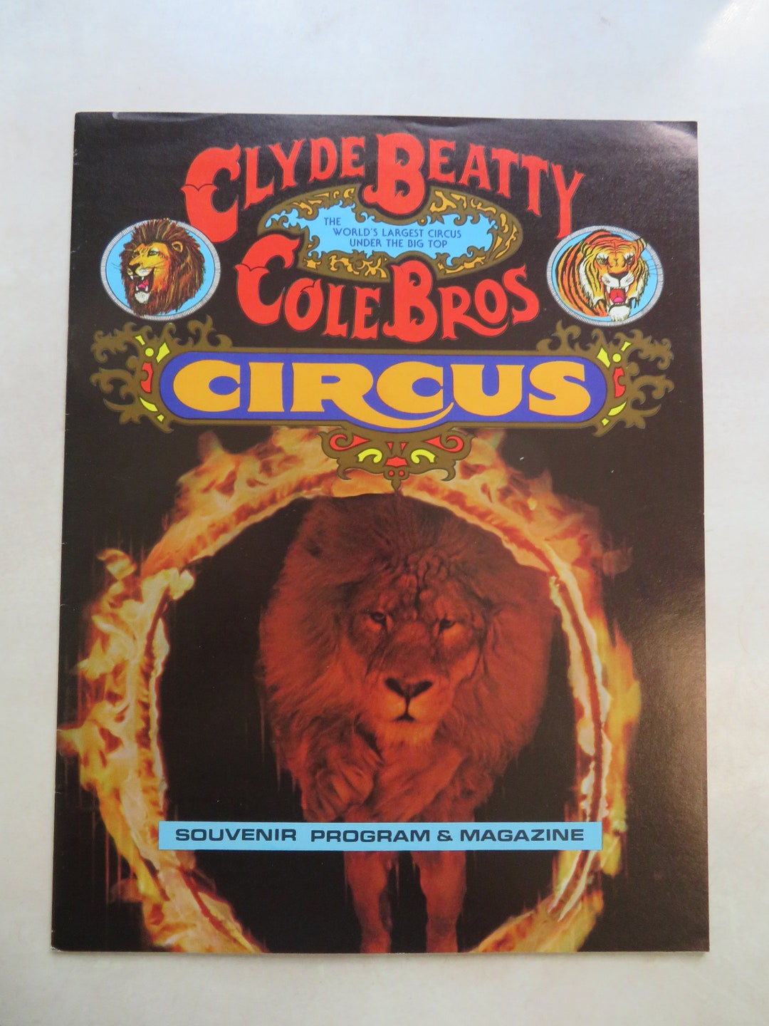 Vintage Clyde Beatty Cole Bros Circus Program - Etsy