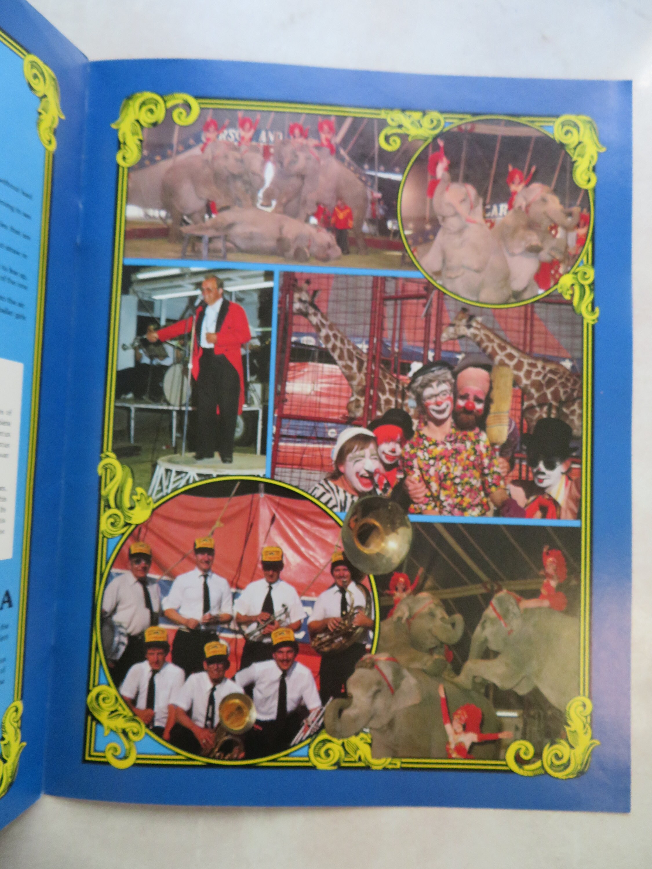 Vintage Carson Barnes 5 Ring Circus Program, Clowns & Elephants - Etsy