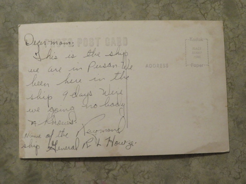 RPPC 1940's WWII US Navy Ship General R.L. Howze Real Photo Postcard - Etsy