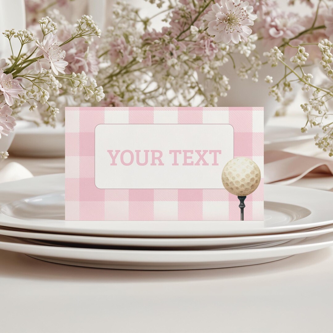Golf Theme Food Tent Labels, Hole in One Food Cards, Food Signs Golf ...