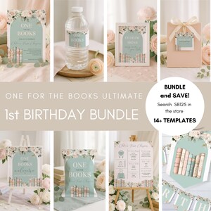 One for the Books First Birthday Sign, First Chapter Welcome Sign, Book ...