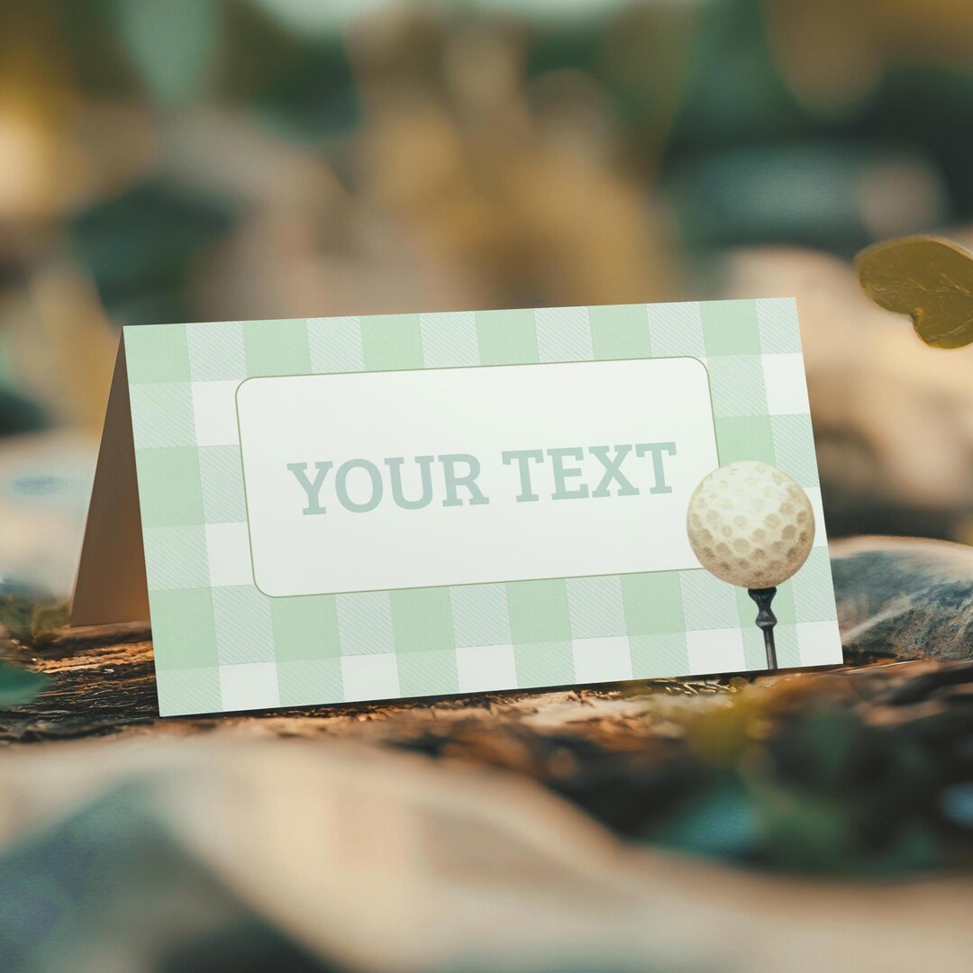 Golf Theme Food Tent Labels, Hole in One Food Cards, Food Signs Golf ...