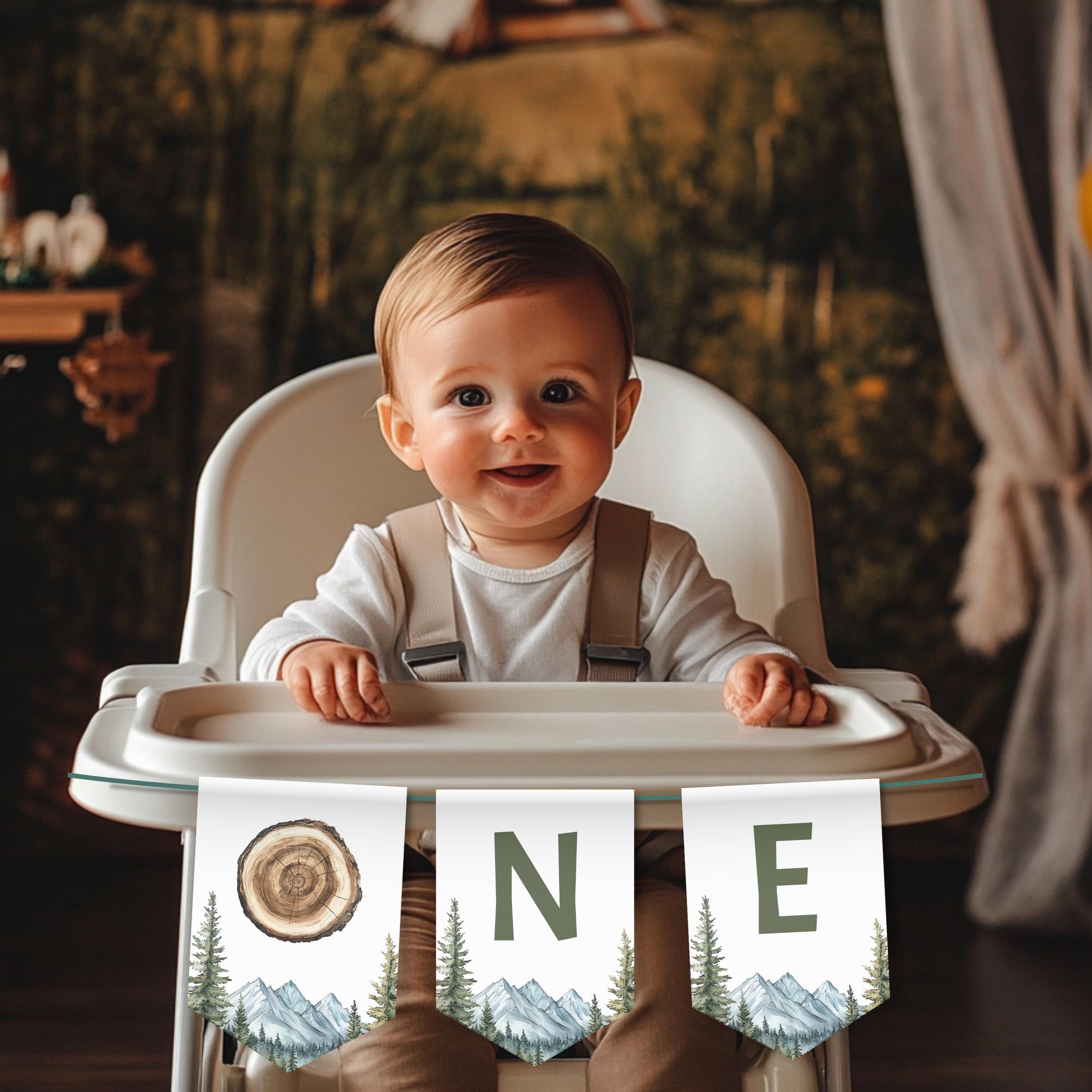 One Happy Camper Banner Printable, One Happy Camper Birthday Highchair ...