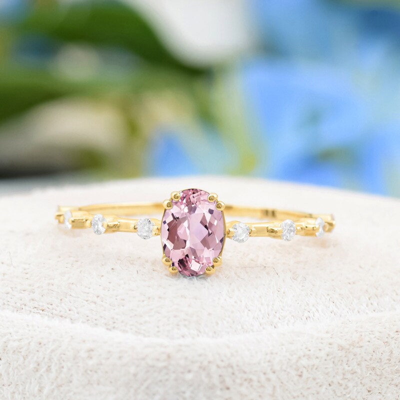 Pink Morganite Ring - Etsy