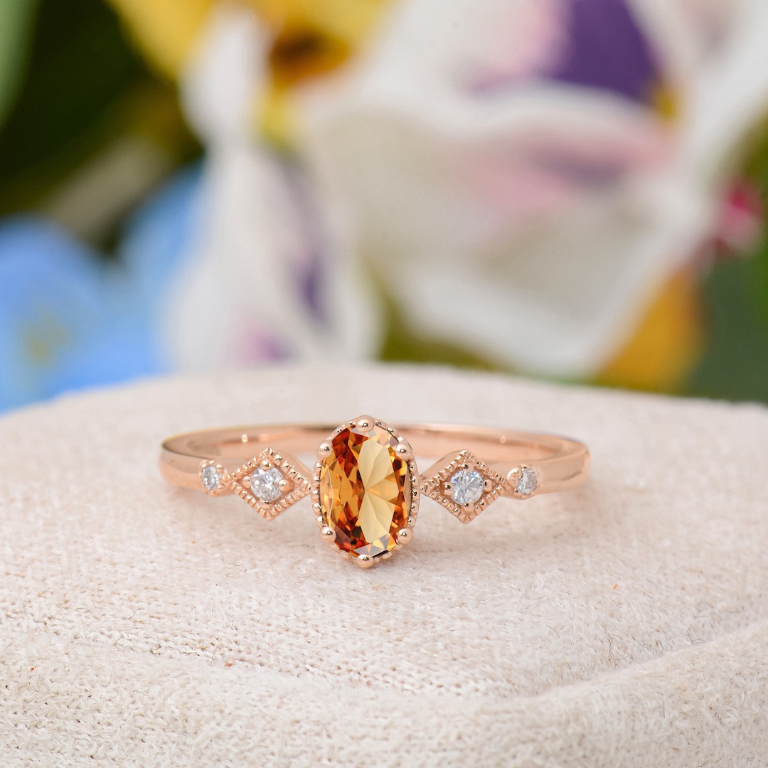 Oval Cut Zultanite Engagement Ring, Vintage Solid Gold Handmade ...