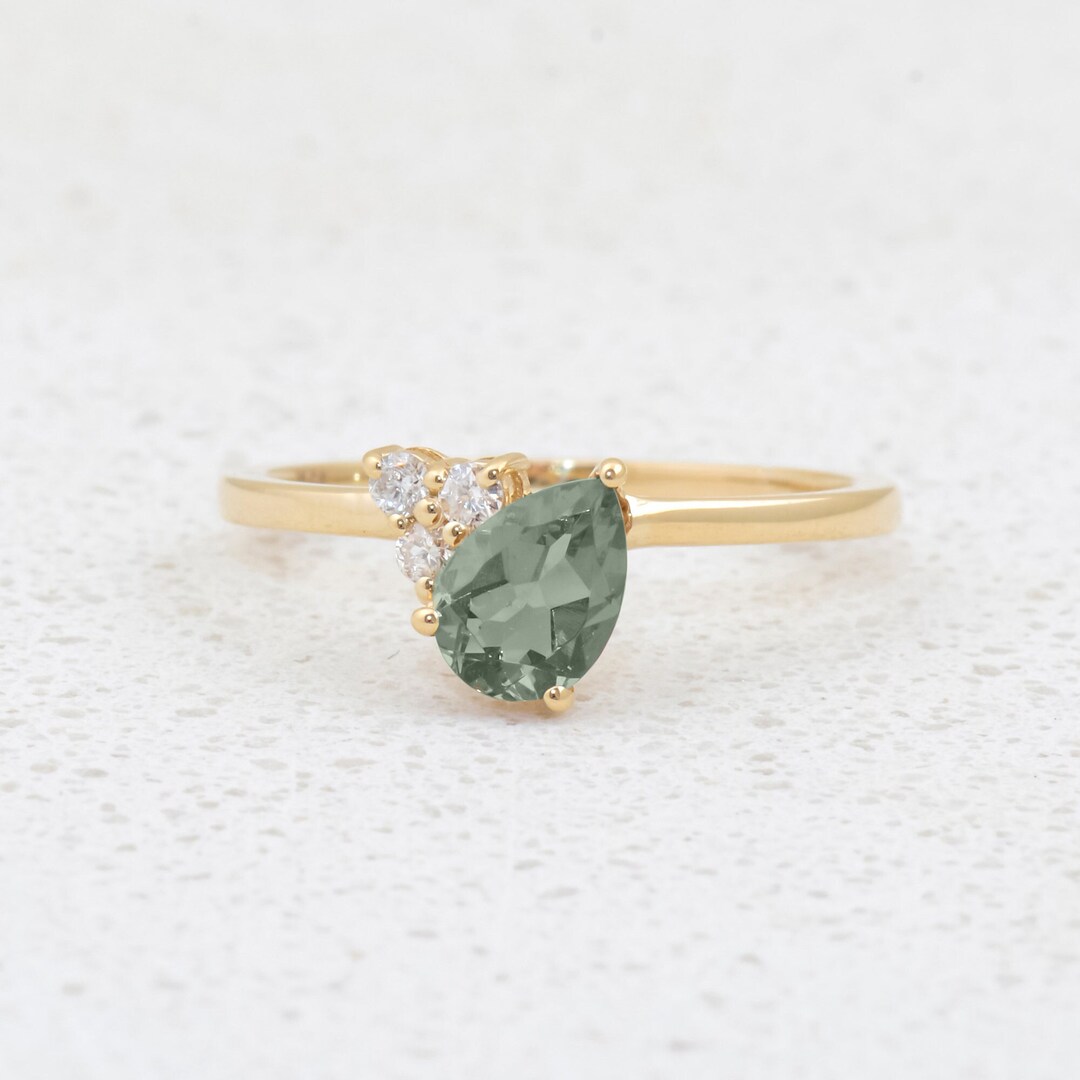 Handmade Zultanite Engagement Ring, Solid Gold Zultanite Gemstone ...