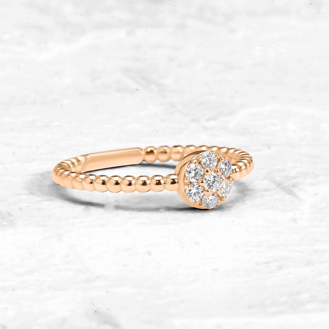 Coronet Cluster Ring,coronet Diamond Engagement Ring,engagement Ring - Etsy