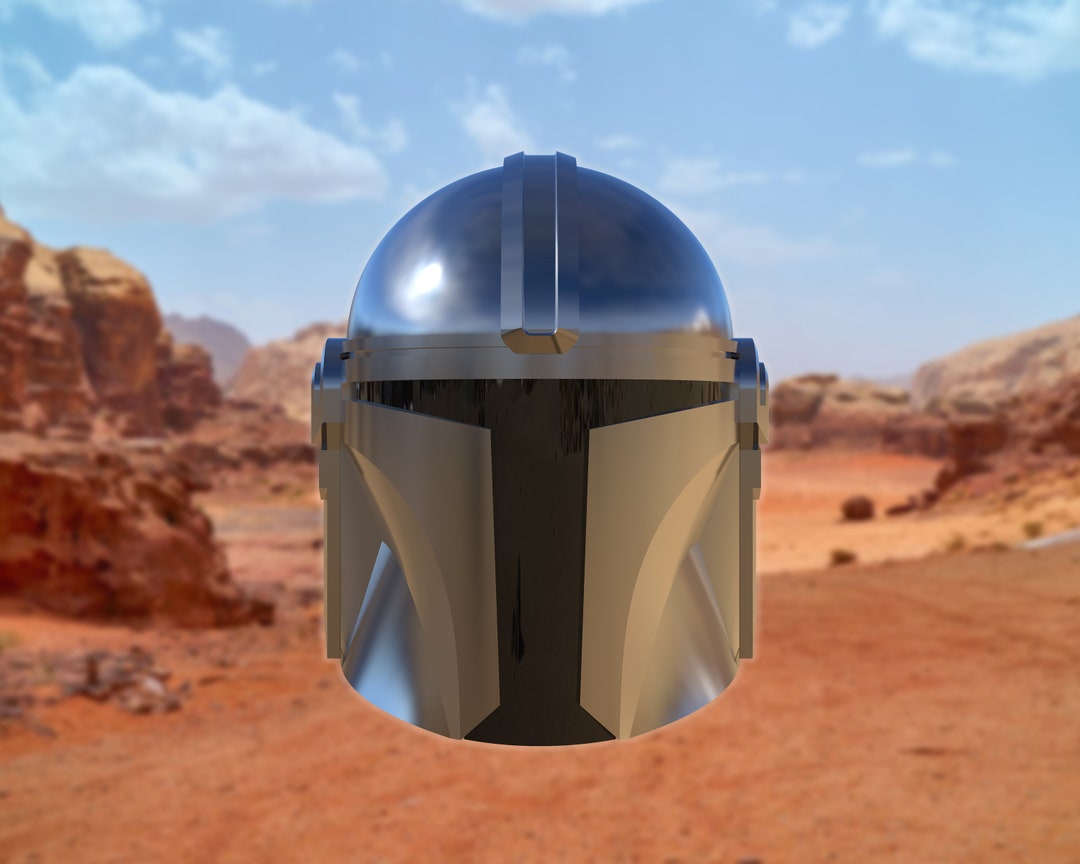 Mandalorian Helmet STL File Download for 3D Print - Etsy