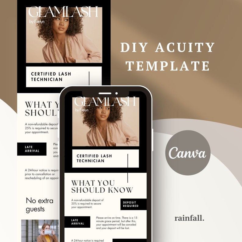 Acuity Scheduling Template Lash Tech, Acuity Booking Site, Lash Tech ...