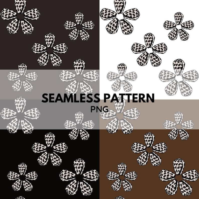 Hebrew Cone Shell PNG | Beach Shell Pattern | Pattern Print | PNG File ...