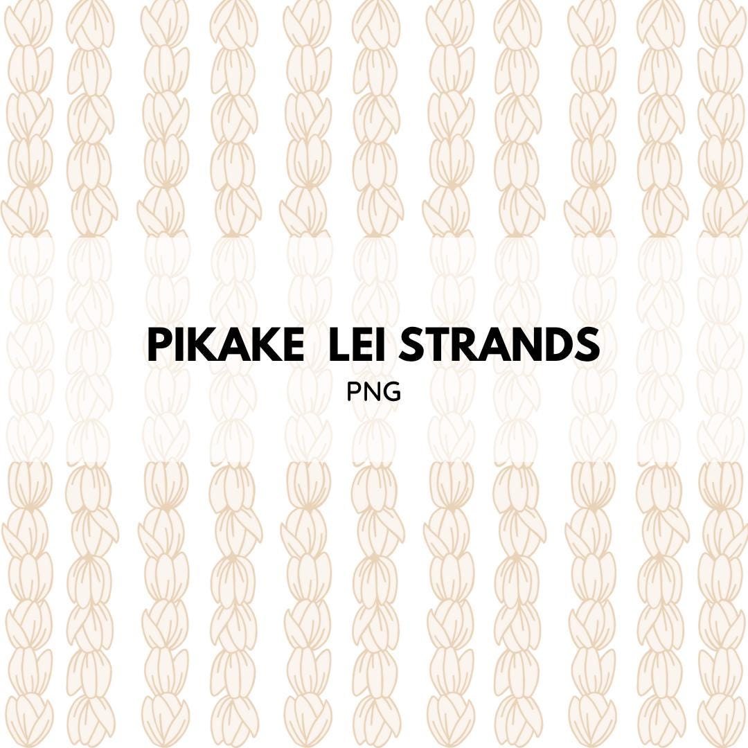 Pikake Lei Strands Print | Pikake Lei | PNG Image | Digital File - Etsy