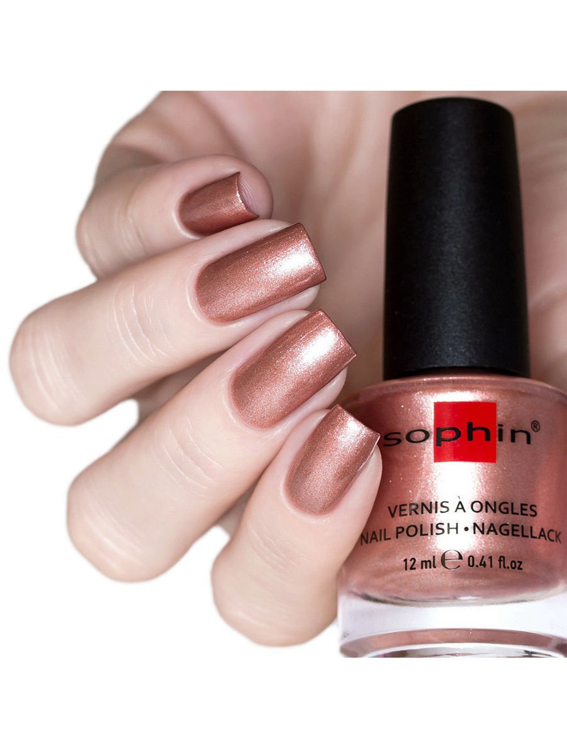 Shimmering Copper-bronze Nail Polish. Sophin 0383 BRONZE. Perfect for ...