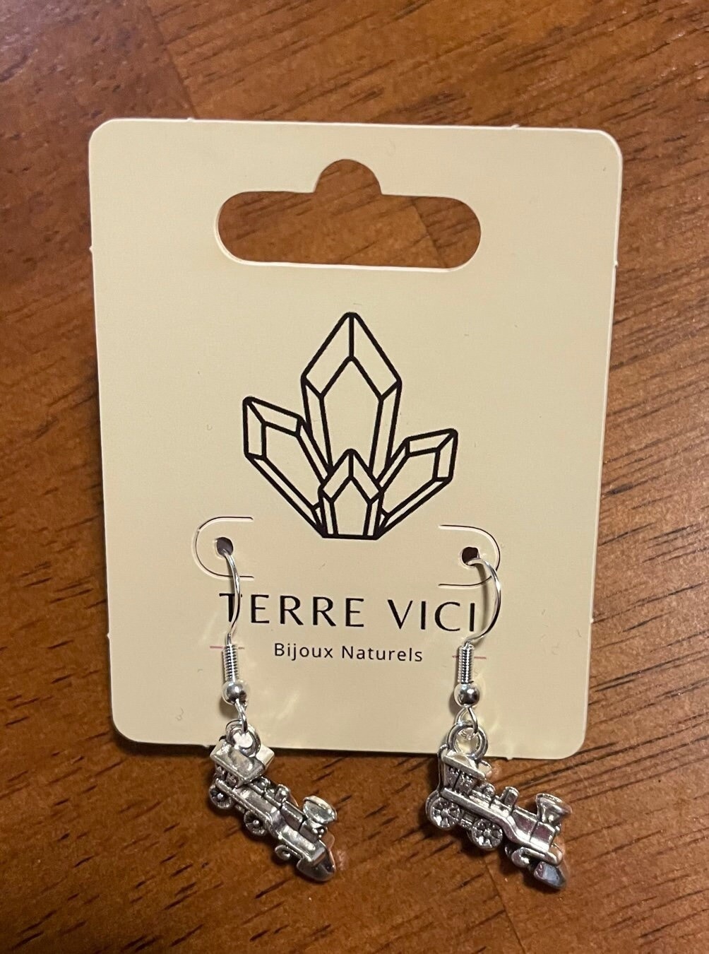 Earrings: Train Engine (sterling Silver Earring Wires) - Etsy