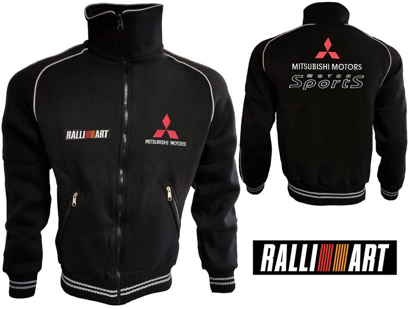 Mitsubishi Ralliart Hooded Fleece Jacket Polar Coat Veste - Etsy