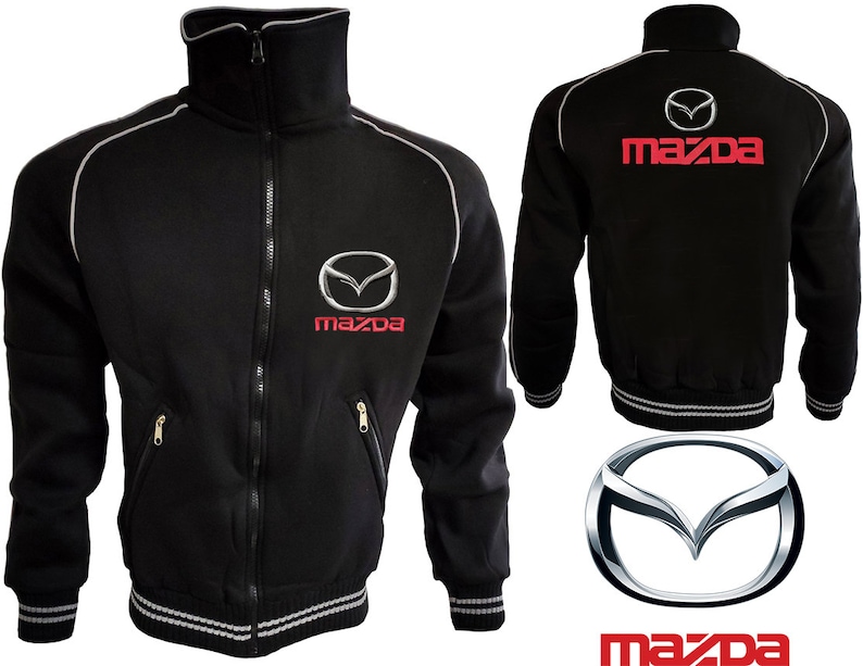Mazda Hooded Fleece Jacket Polar Coat Veste Mantel Blouson - Etsy