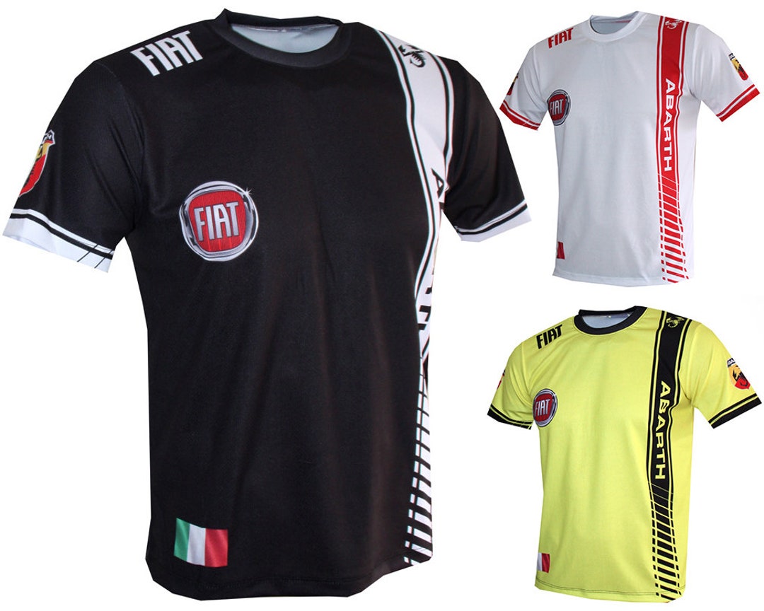 Fiat Abarth T-shirt Rally Tuning Maglietta Camiseta Personalised ...