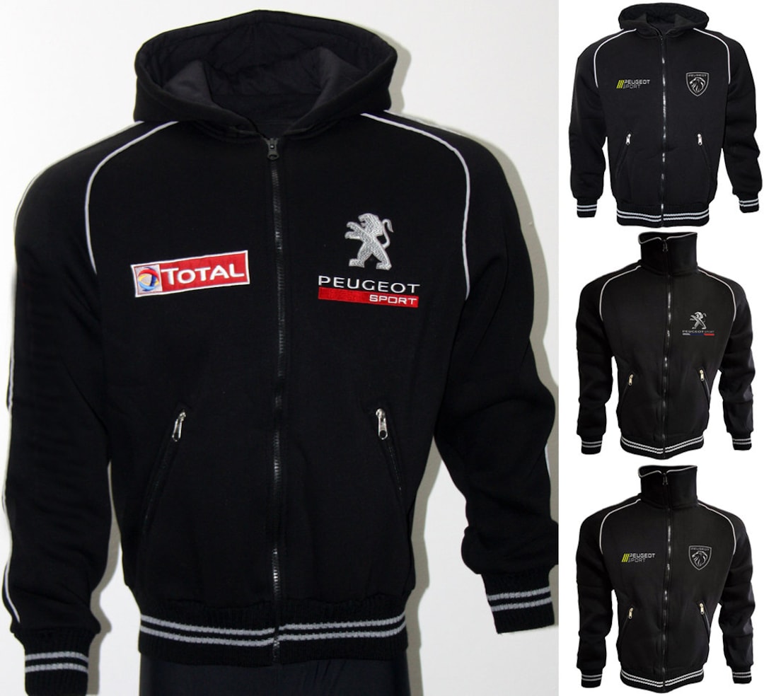 Peugeot Sport Hooded Fleece Jacket Polar Coat Veste Mantel - Etsy