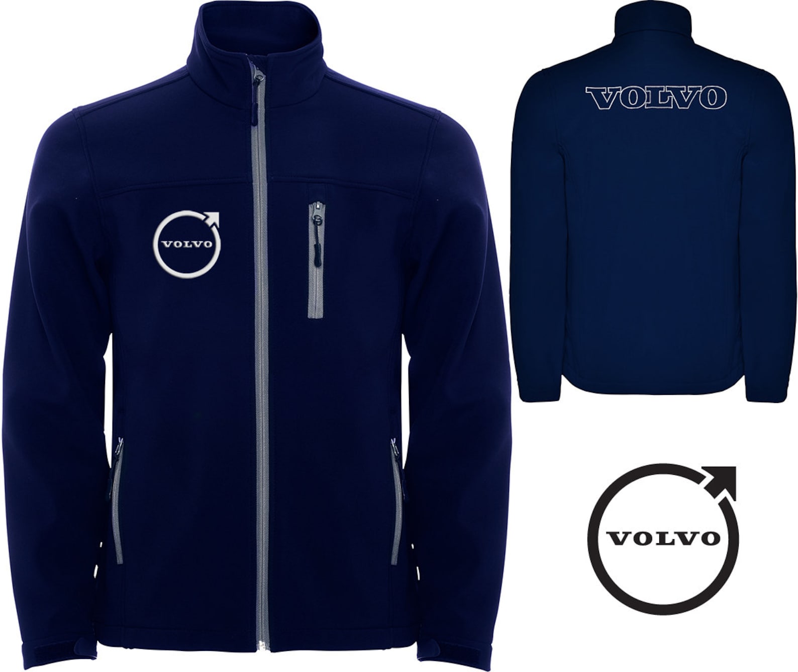 Volvo Softshell Veste Jacket Blouson Chaqueta Giacca Gift Idea Cadeau Embroidered Logo - Etsy