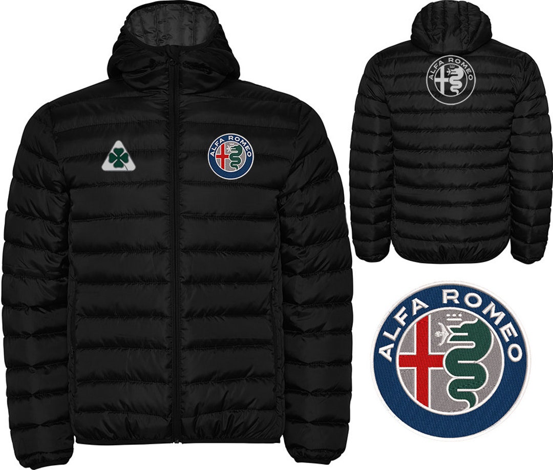 Alfa Romeo Quilted Jacket With Hood Veste Blouson Chaqueta Giacca Sport ...