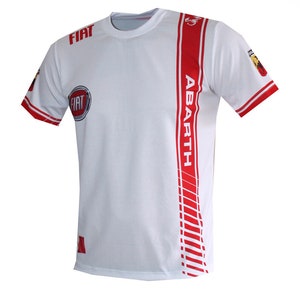 Fiat Abarth T-shirt Rally Tuning Maglietta Camiseta Personalised ...
