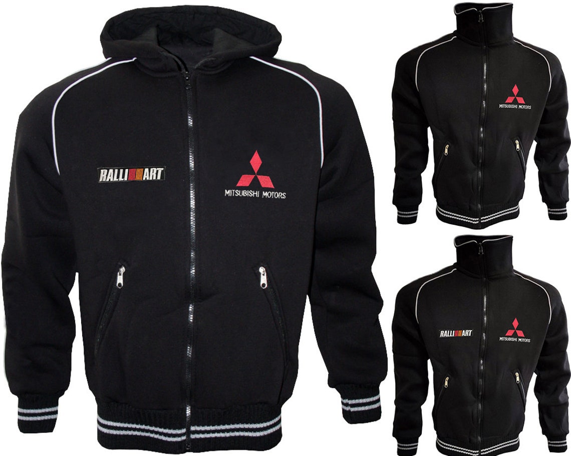 Mitsubishi Ralliart Hooded Fleece Jacket Polar Coat Veste - Etsy