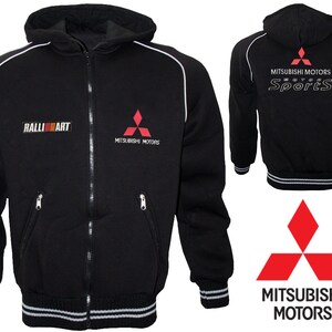 Mitsubishi Ralliart Hooded Fleece Jacket Polar Coat Veste - Etsy