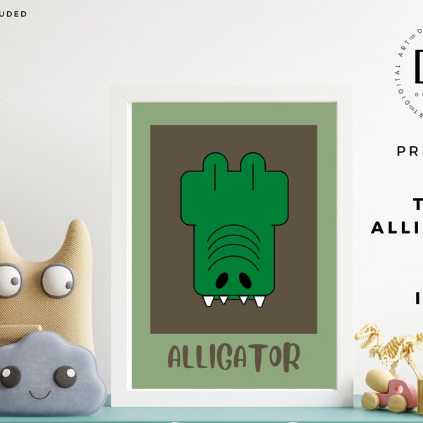Alligator Nursery - Etsy