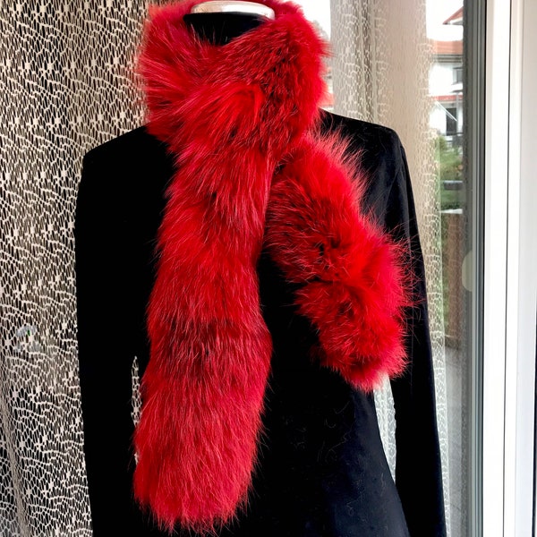Fox Fur Scarf - Etsy