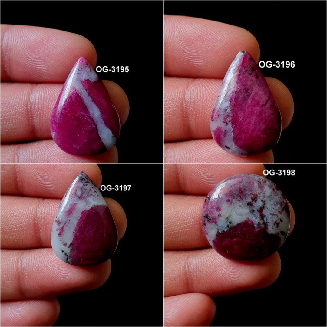 Beautiful Ruby Crystal Gemstone Ruby Crystal Cabochons - Etsy
