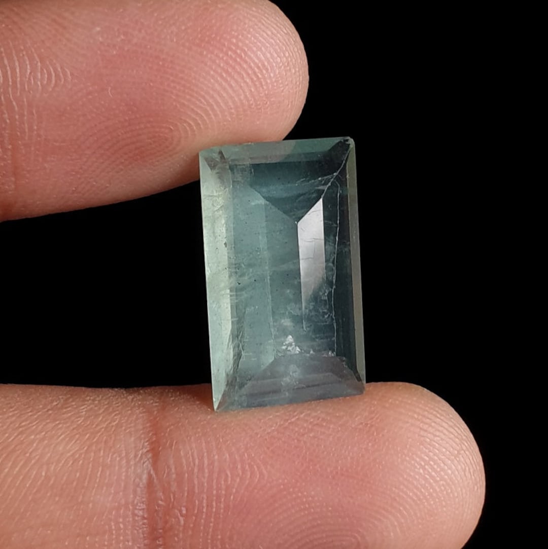 Natural Milky Aquamarine Gemstone Faceted Aquamarine - Etsy