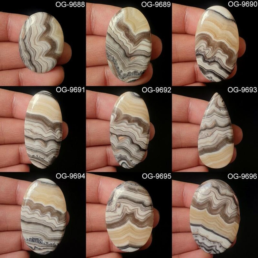 Attractive Zebra Calcite Gemstone - Zebra Calcite Cabochon - Loose ...