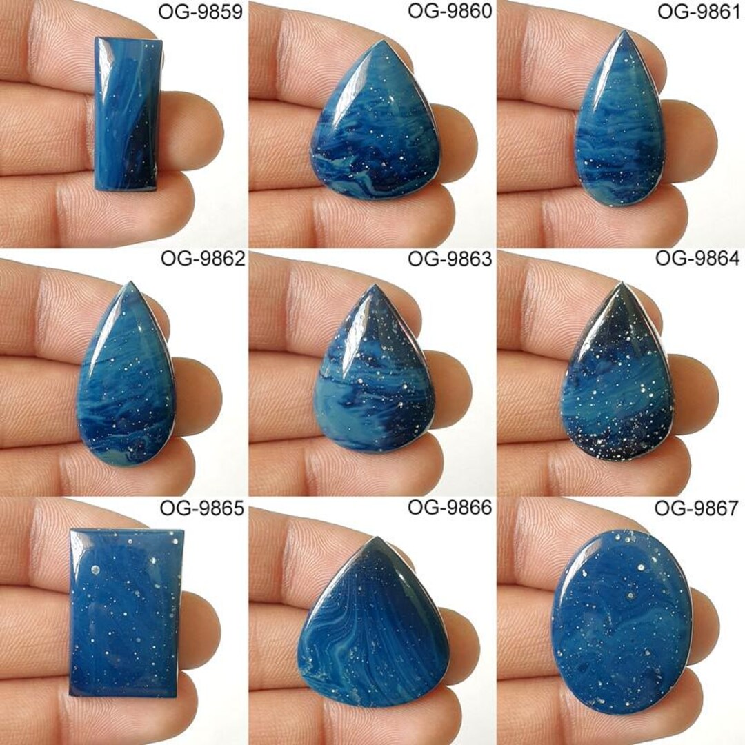 Leland Blue ! Leland Blue Gemstone - Leland Blue Cabochon - Loose ...
