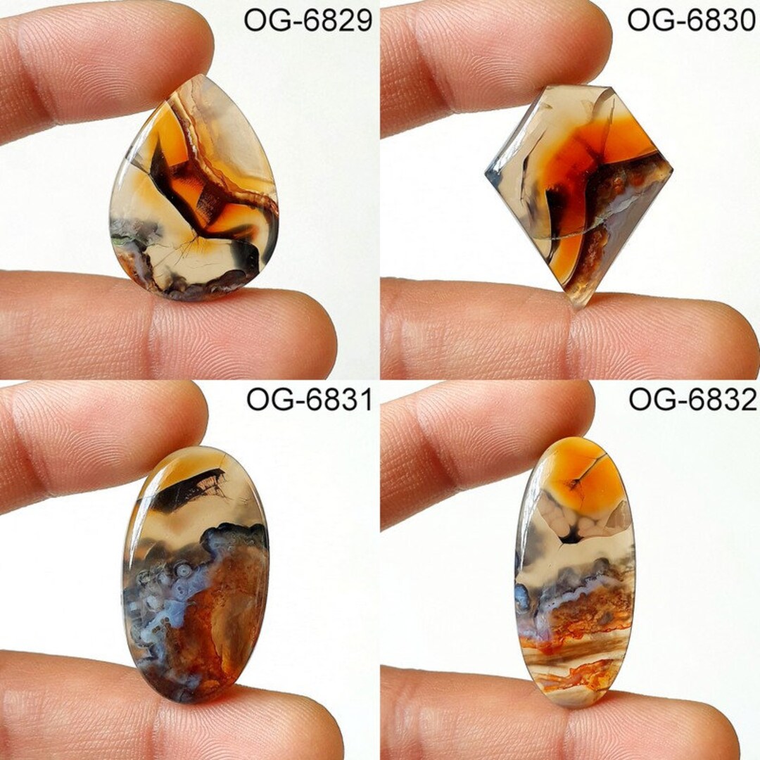 Naturally Montana Agate Wholesale Montana Agate Cabochon Loose Polished ...