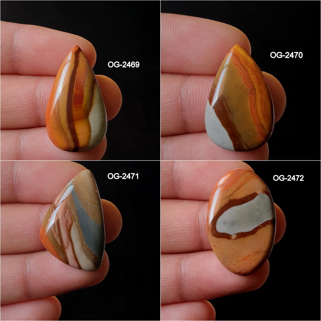 Alluring Polychrome Jasper Gemstone Polychrome Jasper Cabochon Loose ...
