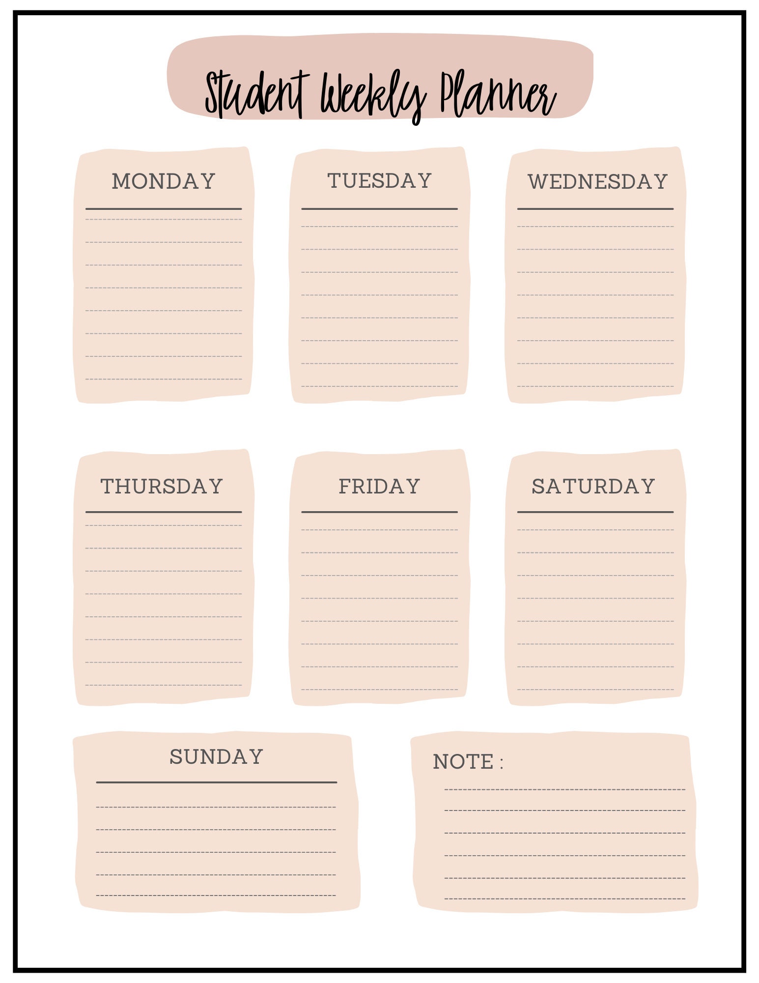Teacher's Corner Desing Homeschool Mom Planner for One Child - Etsy