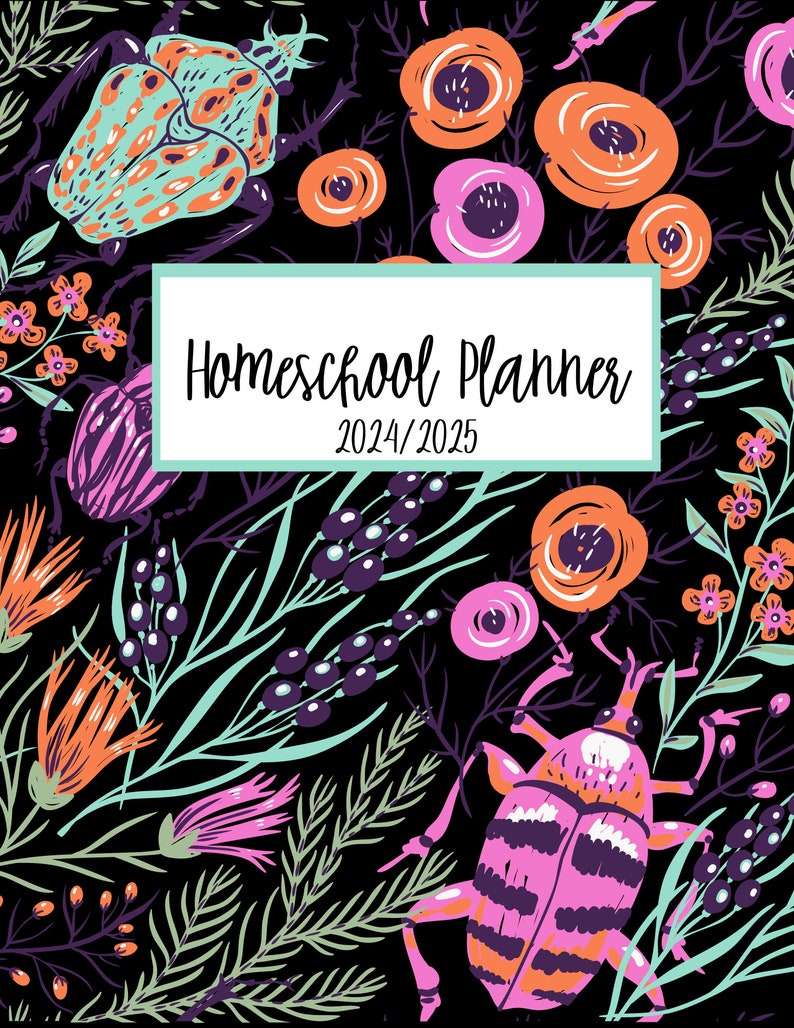 Teacher's Corner Desing Homeschool Mom Planner for One Child - Etsy