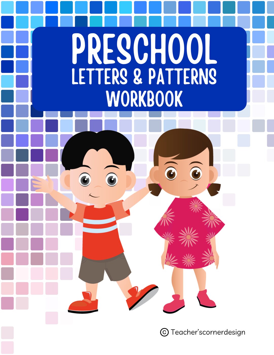 Teacher's Corner Design Preschool Letters and Patterns Workbook - Etsy