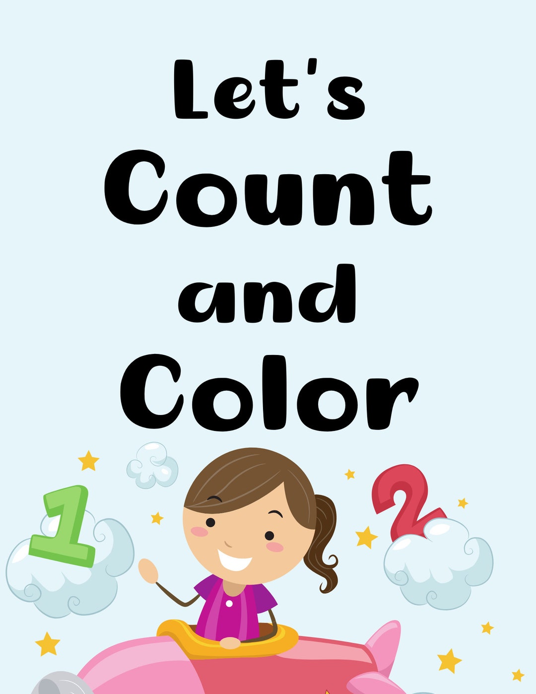 Let's Count and Color Preschool and Kindergarten Number Coloring Sheets ...