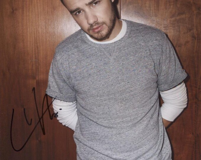 Liam Payne One Direction SIGNED 8" X 10" Photo + Certificate of ...